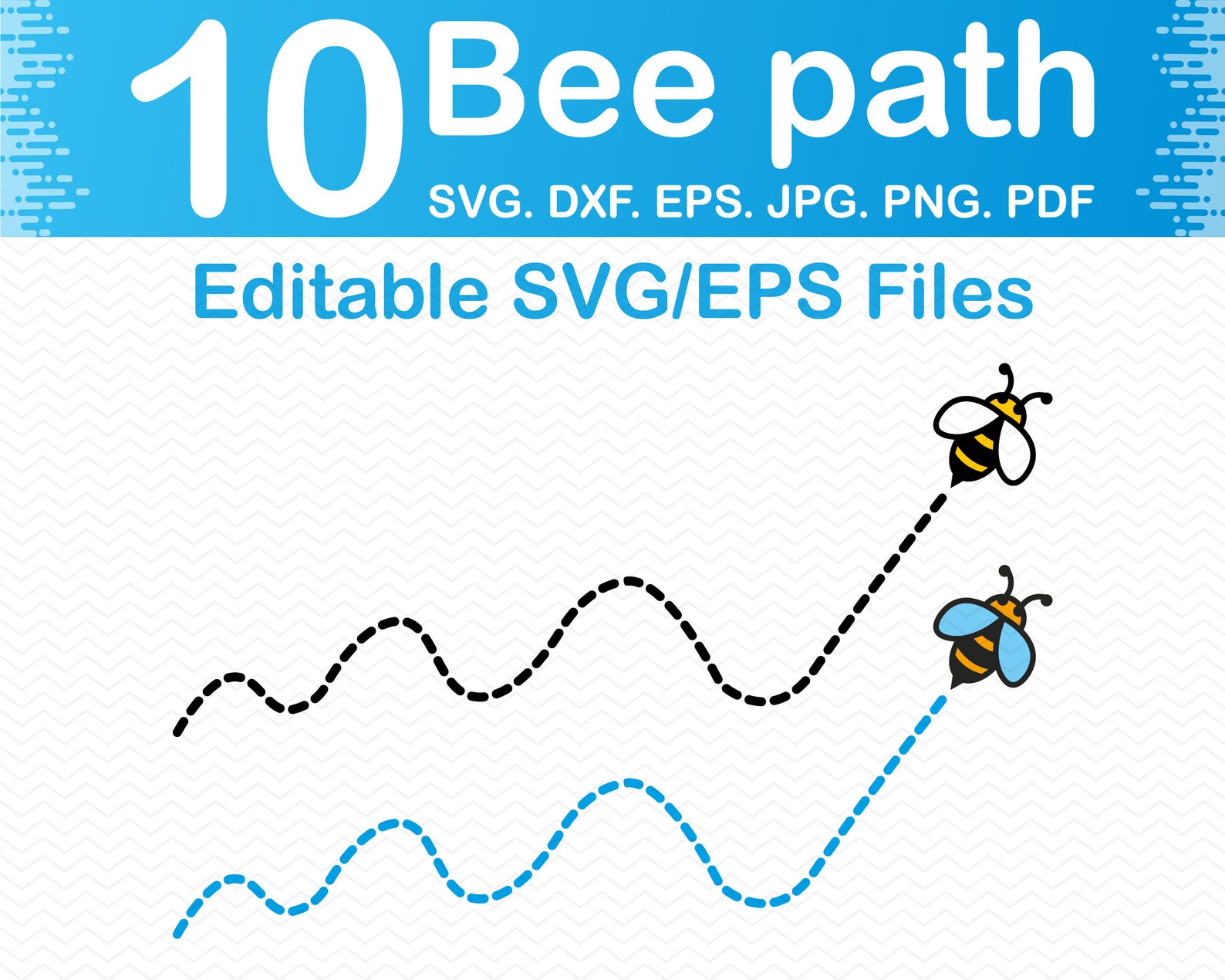 Bee Path Svg Bee Svg Files for Cricut Bee Clipart Bee Png - Etsy
