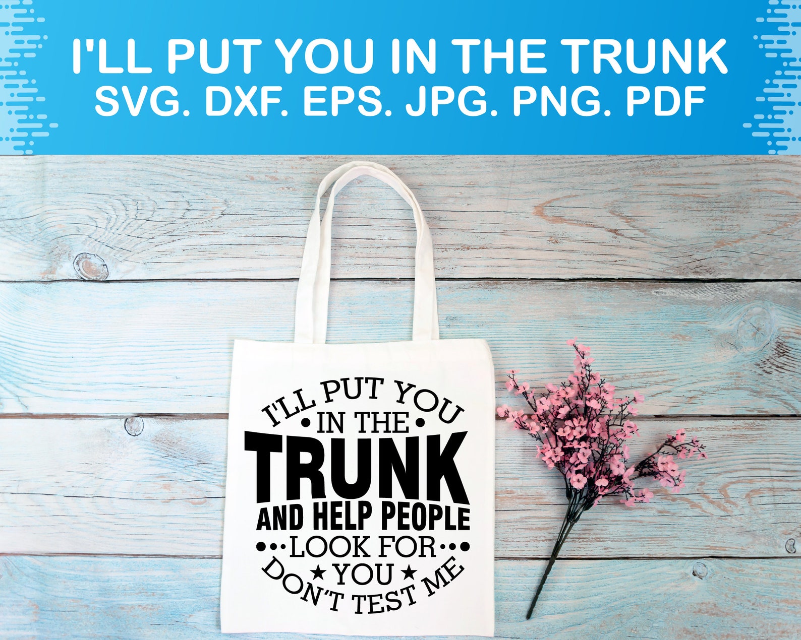 I'll Put You in the Trunk and Help People Look for You - Etsy