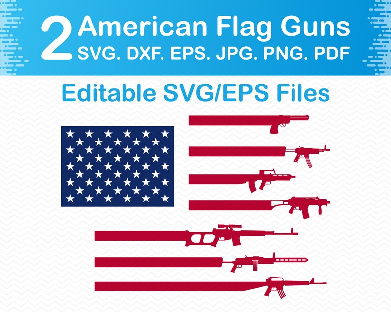 Gun Flag Svg American Flag Svg Guns Svg Gun Svg Rifle Flag - Etsy