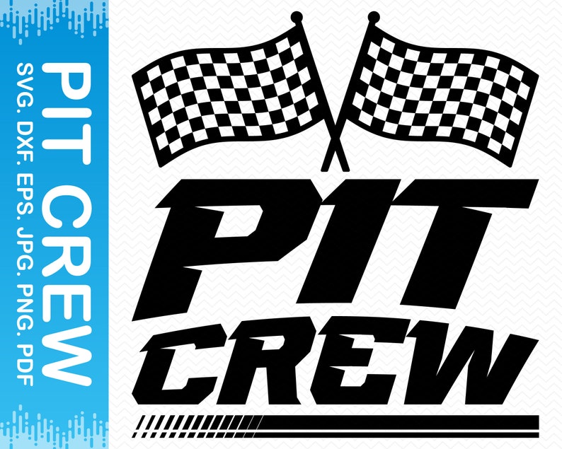 PIT CREW Svg Race Car Svg Racing Svg Drag Racing Svg - Etsy