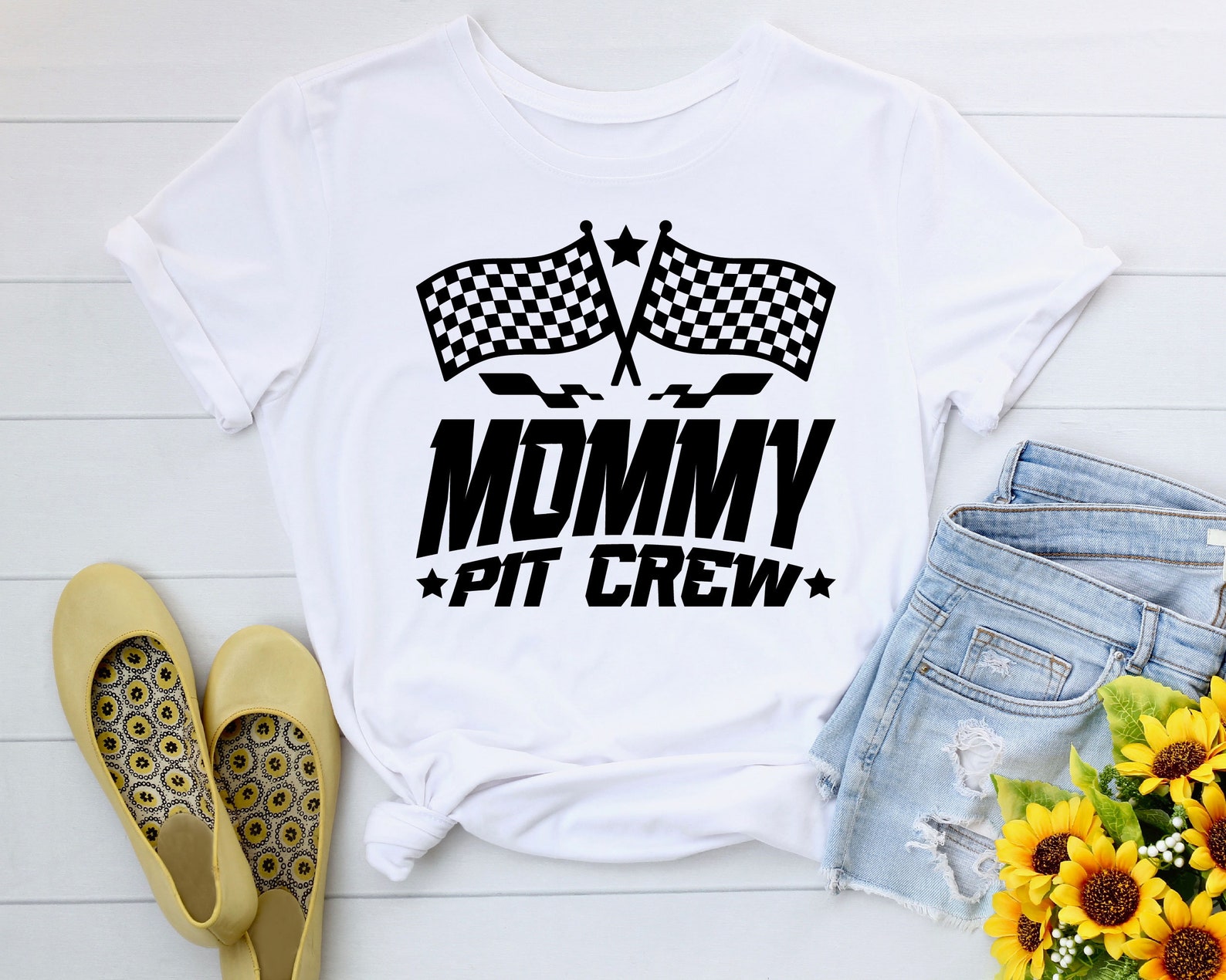 Mommy Pit Crew Svg Race Car Svg Drag Racing Svg Checkered - Etsy