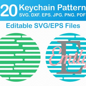 Keychain Svg Pattern Svg Designs, Keychains Svg Files for Cricut, Key ...