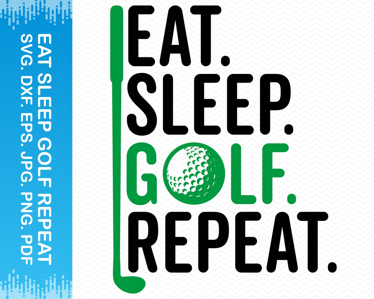 Eat Sleep Golf Repeat Svg Golf Svg Golfer Svg Golf Club Svg | Etsy