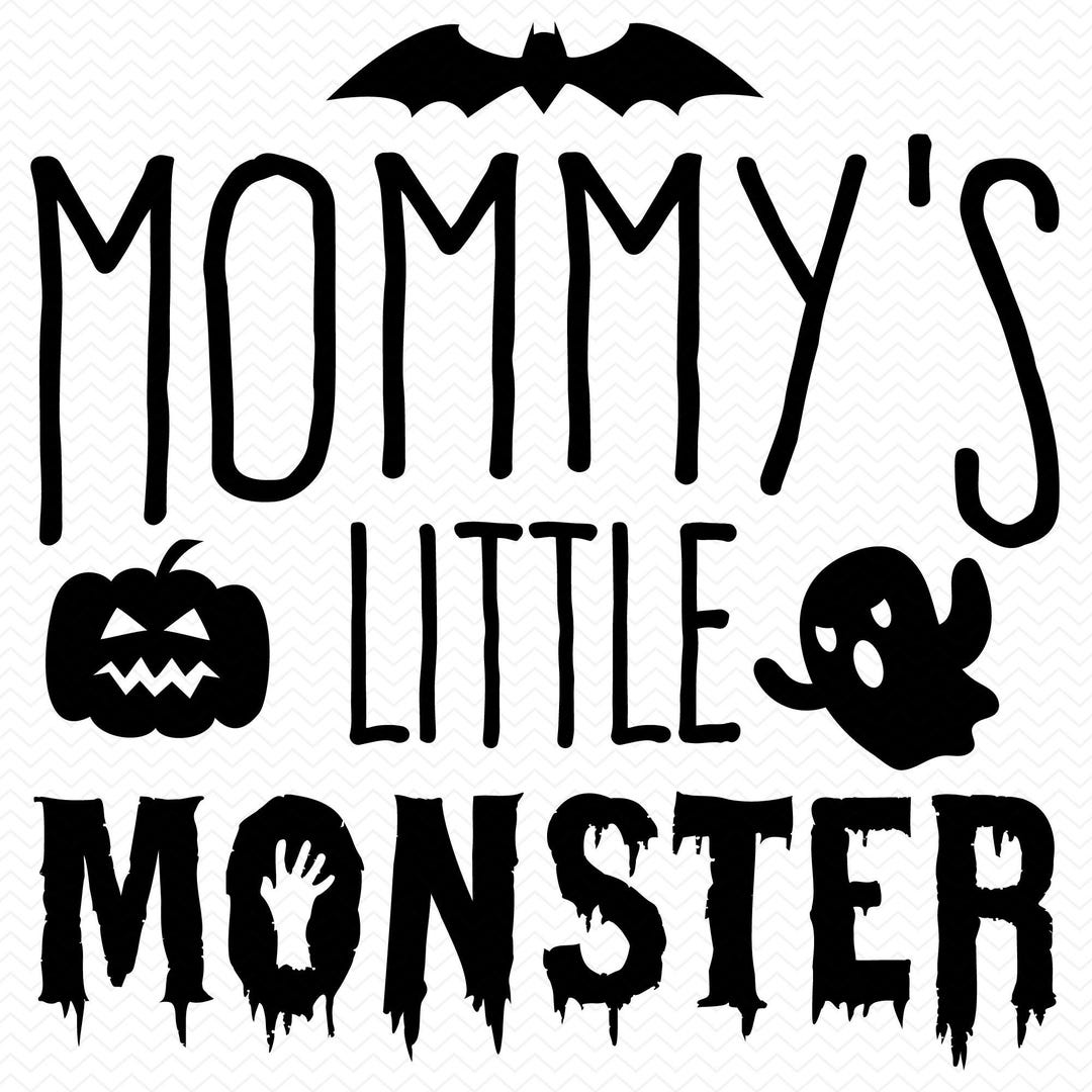 Mommy's Little Monster Svg, Kids Halloween Svg, Halloween Png ...