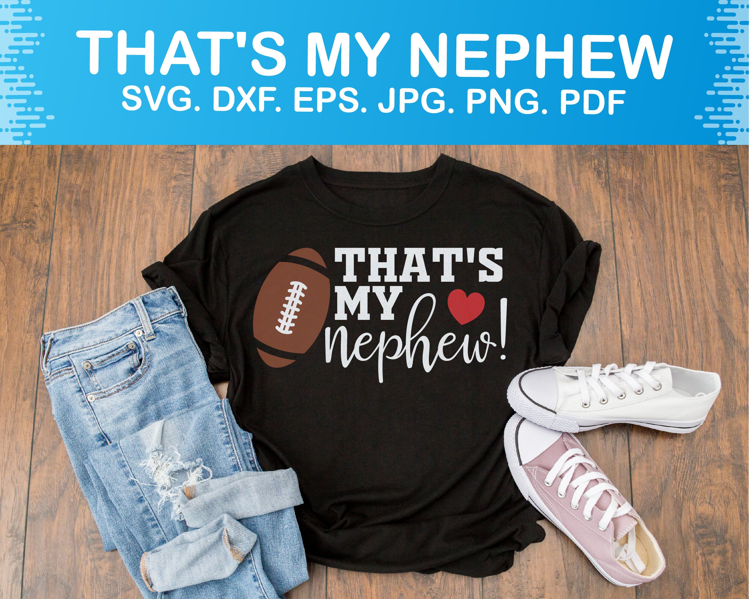 Thats My Nephew Svg Aunt Svg Auntie Svg Football Svg - Etsy