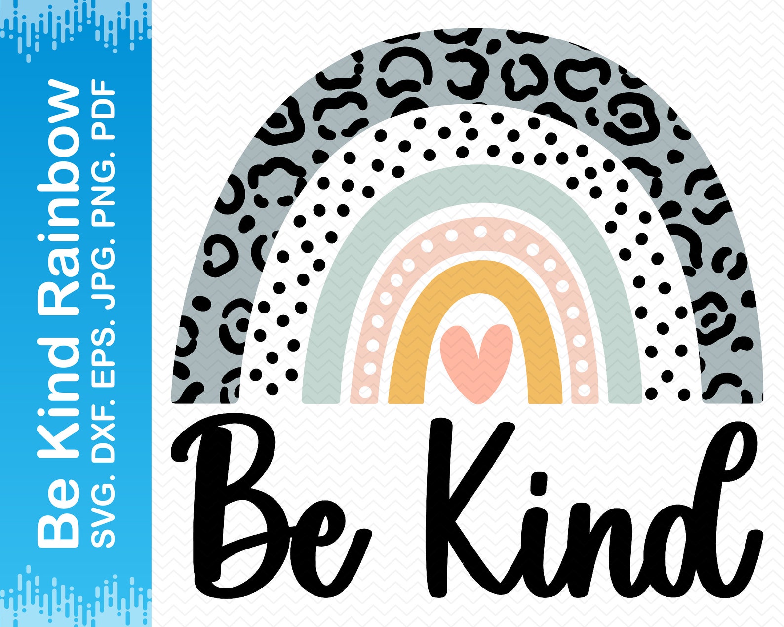 Be Kind Svg Be Kind Png Boho Rainbow Svg Inspirational Svg - Etsy