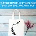 Feather Svg Birds Svg, in Loving Memory Svg, in Memory SVG, Memorial ...