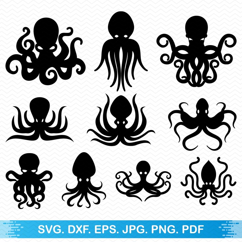 Kraken Svg - Etsy