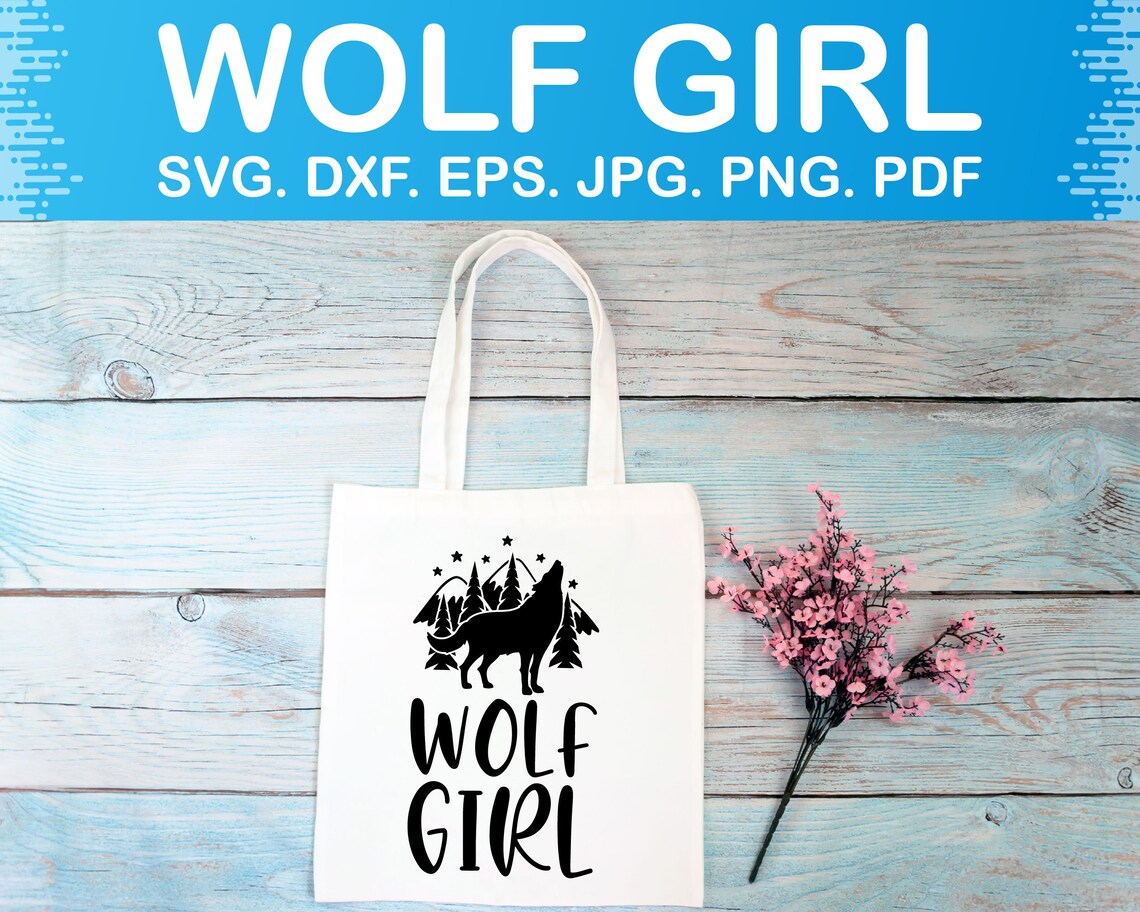 Wolf Girl Svg Wolf Svg Wolves Svg Wolf Clipart Wolf Png | Etsy