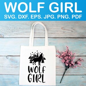Wolf Girl Svg, Wolf Svg Wolves Svg, Wolf Clipart Wolf Png Files, SVG ...