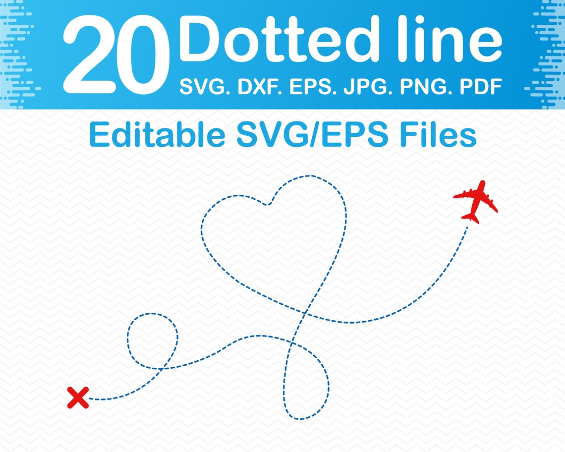 Dotted Line Svg Dashed Line Svg Dotted Lines Svg Files for - Etsy
