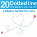 Dotted Line Svg, Dashed Line Svg, Dotted Lines Svg Files for Cricut ...