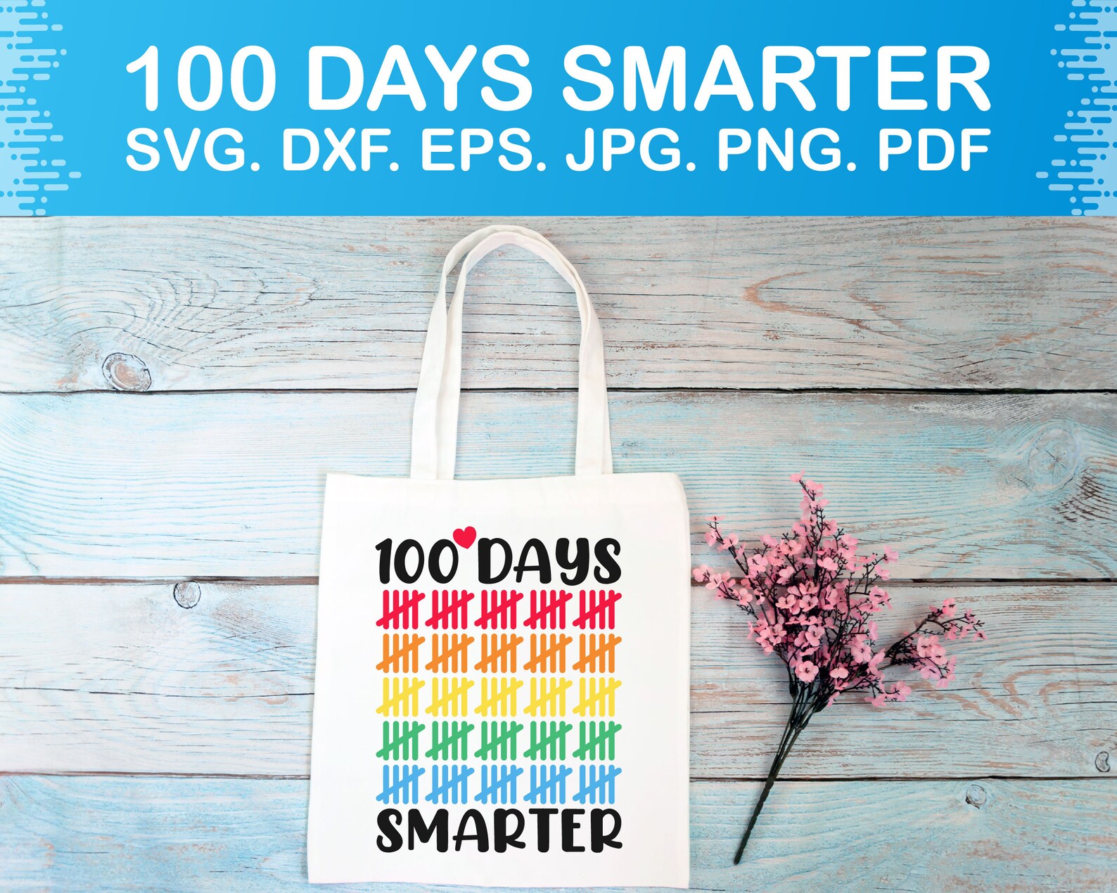 100 Days Smarter Svg Teacher Svg Teacher Shirt Svg Teacher - Etsy