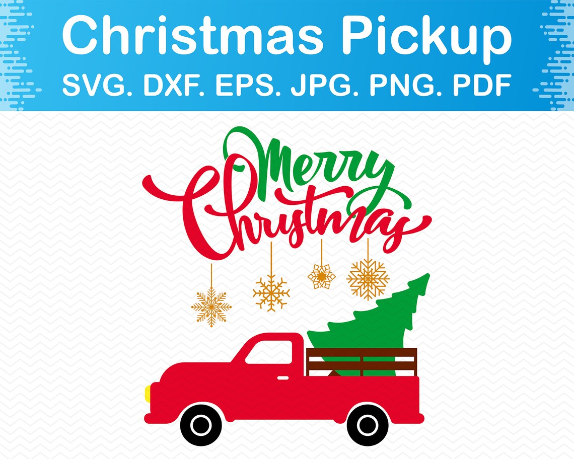 Christmas Truck Svg Christmas Tree Truck Svg Merry Christmas - Etsy