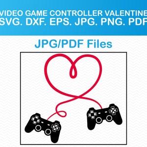 Video Game Controller Valentine Svg, Video Game Svg, Valentines Day Svg ...