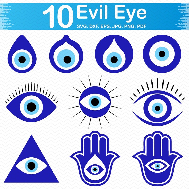 Evil Eye Svg - Etsy