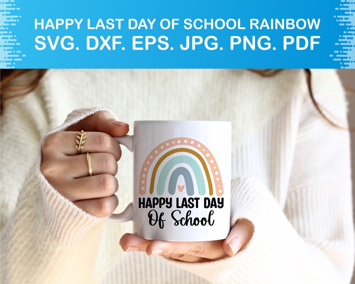 Happy Last Day of School Svg Teacher Svg School Svg - Etsy