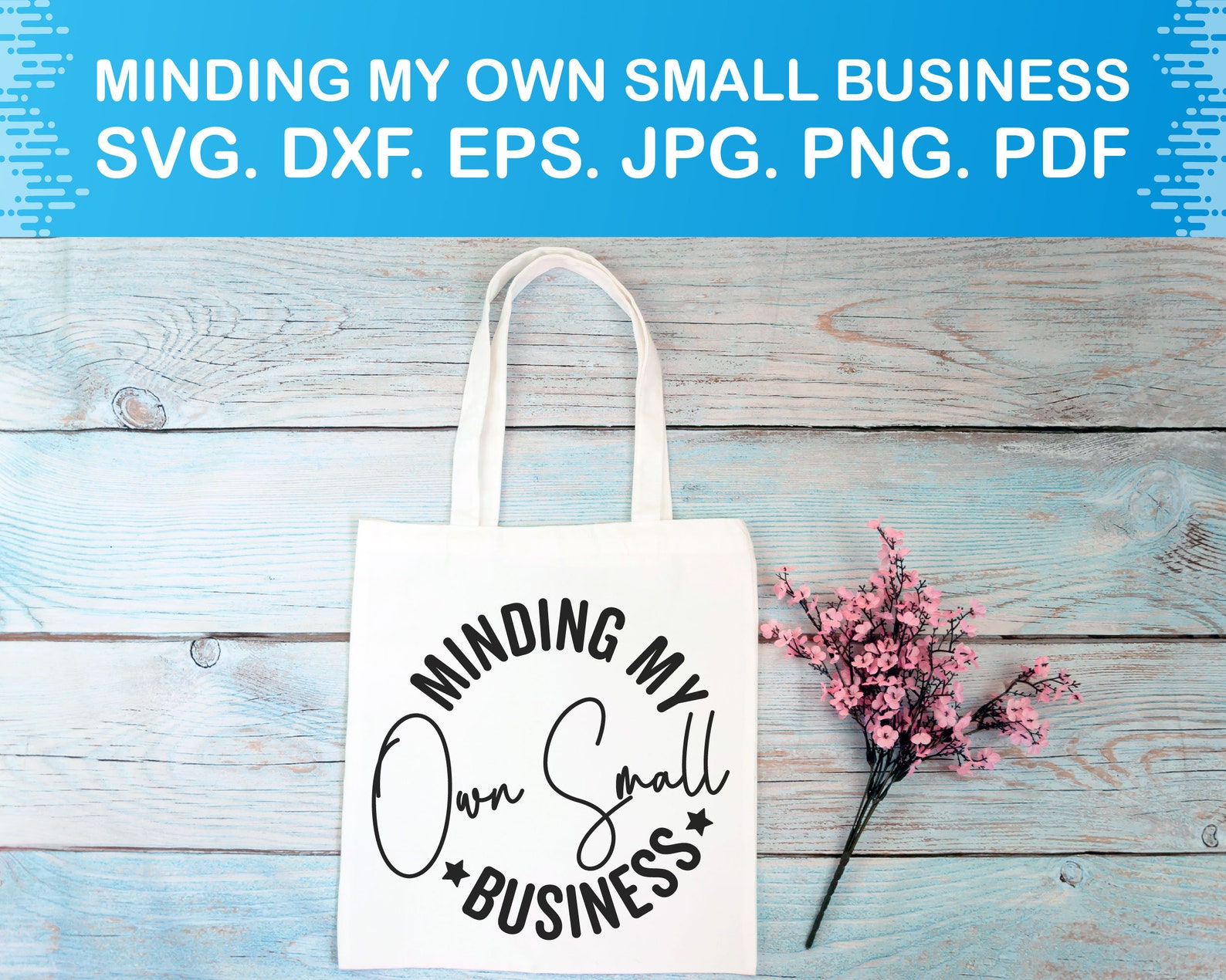 Minding My Own Small Business Svg Boss Lady Svg Small | Etsy