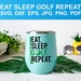Eat Sleep Golf Repeat Svg, Golf Svg Golfer Svg, Golf Club Svg Golf Png ...