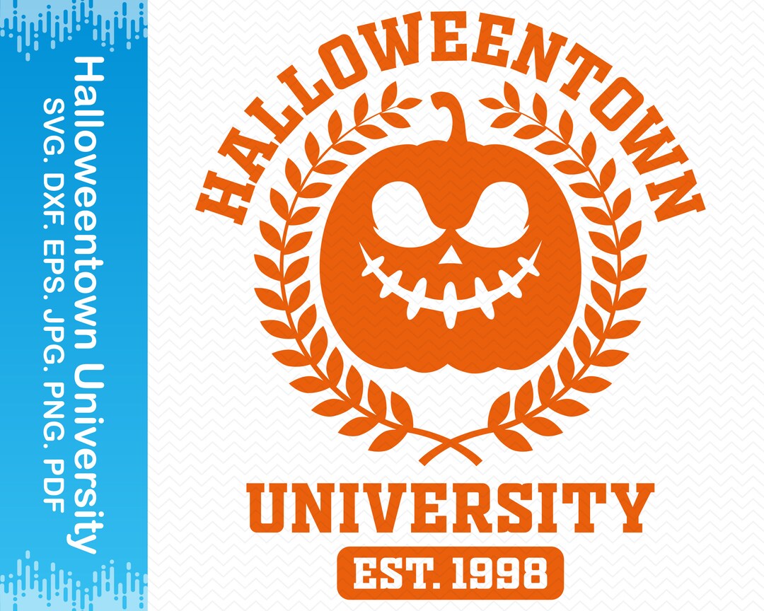 Halloweentown University Svg, Halloween Svg, Halloween Png, Halloween ...