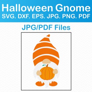 Halloween Gnome Svg, Gnome Svg Files for Cricut, Gnome Fall Svg ...