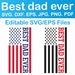 Fathers Day Svg American Flag Svg Dad Svg USA Flag Svg - Etsy