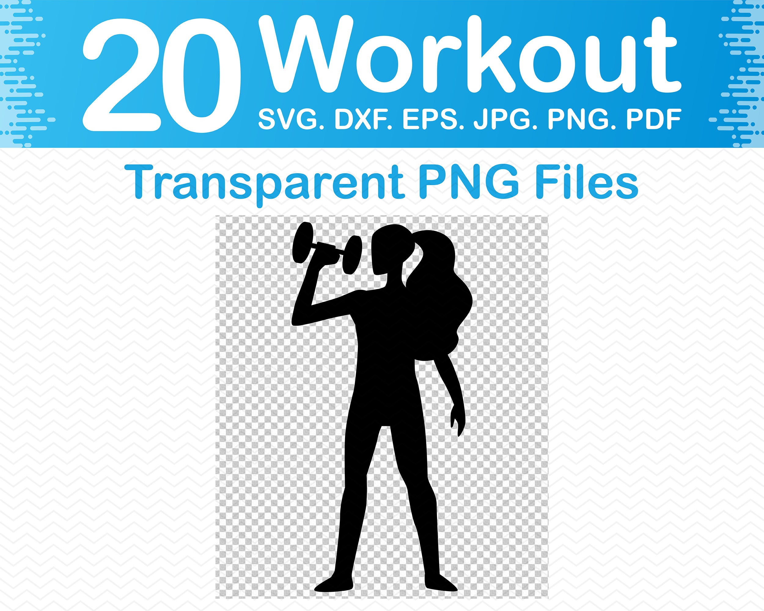 Workout Svg Gym Svg Fitness Svg Files for Cricut Silhouette - Etsy Canada