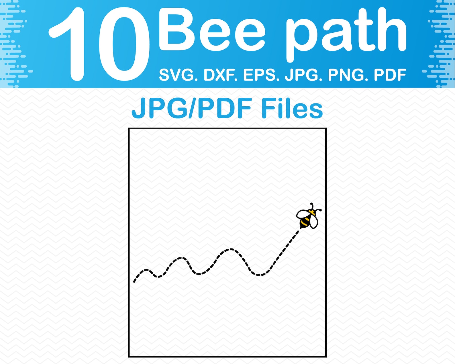 Bee Path Svg Bee Svg Files for Cricut Bee Clipart Bee Png - Etsy