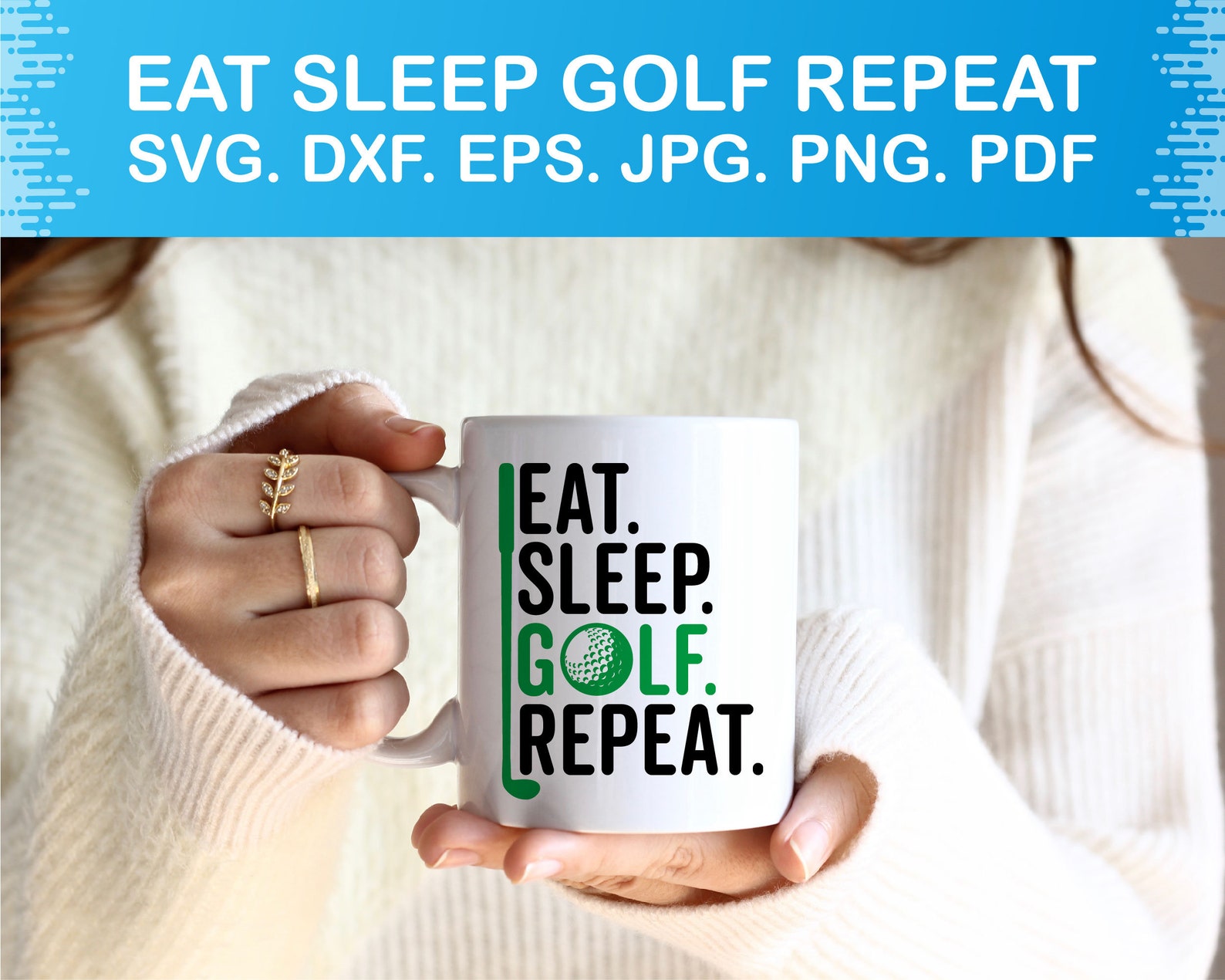 Eat Sleep Golf Repeat Svg Golf Svg Golfer Svg Golf Club Svg - Etsy