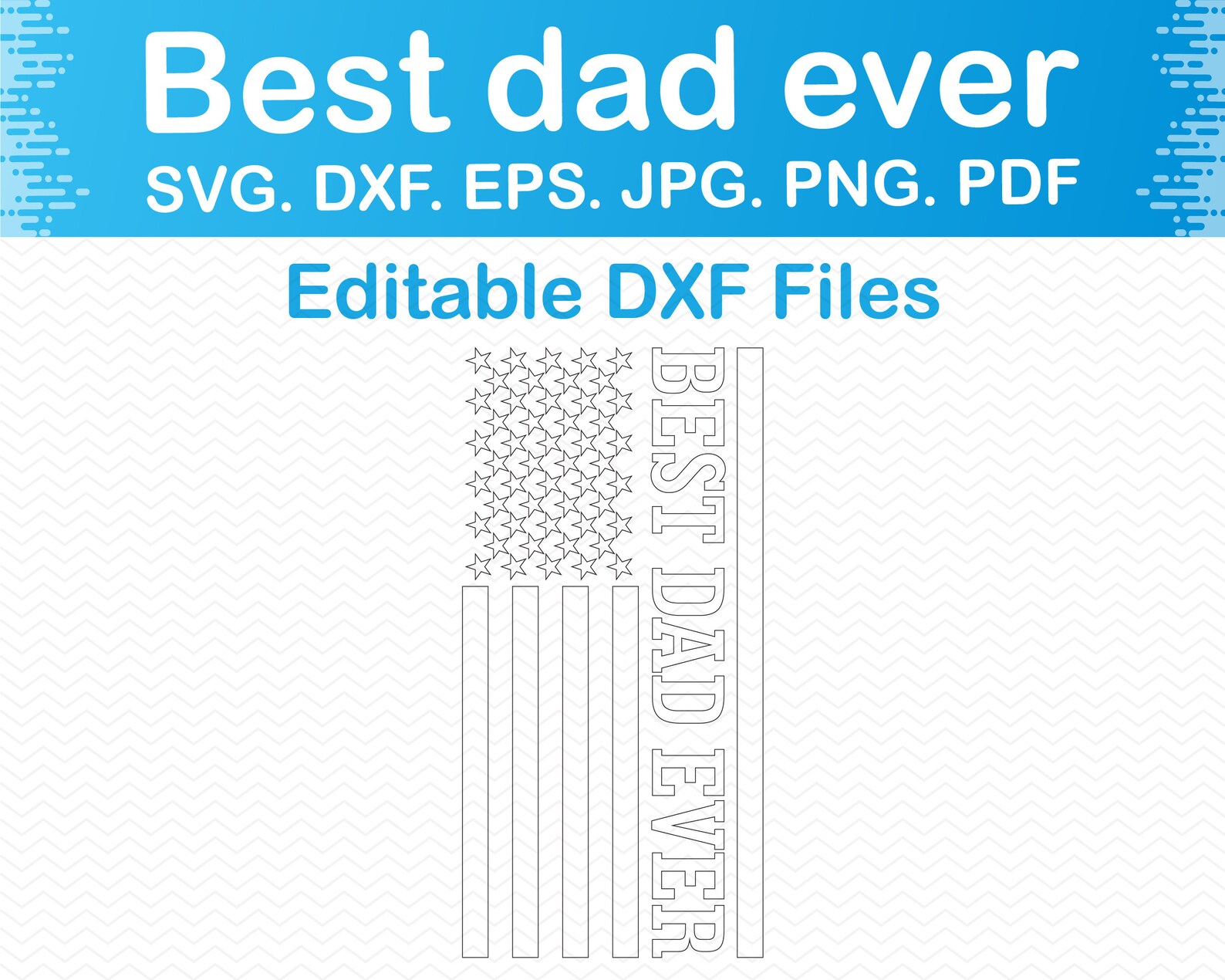 Fathers Day Svg American Flag Svg Dad Svg USA Flag Svg | Etsy