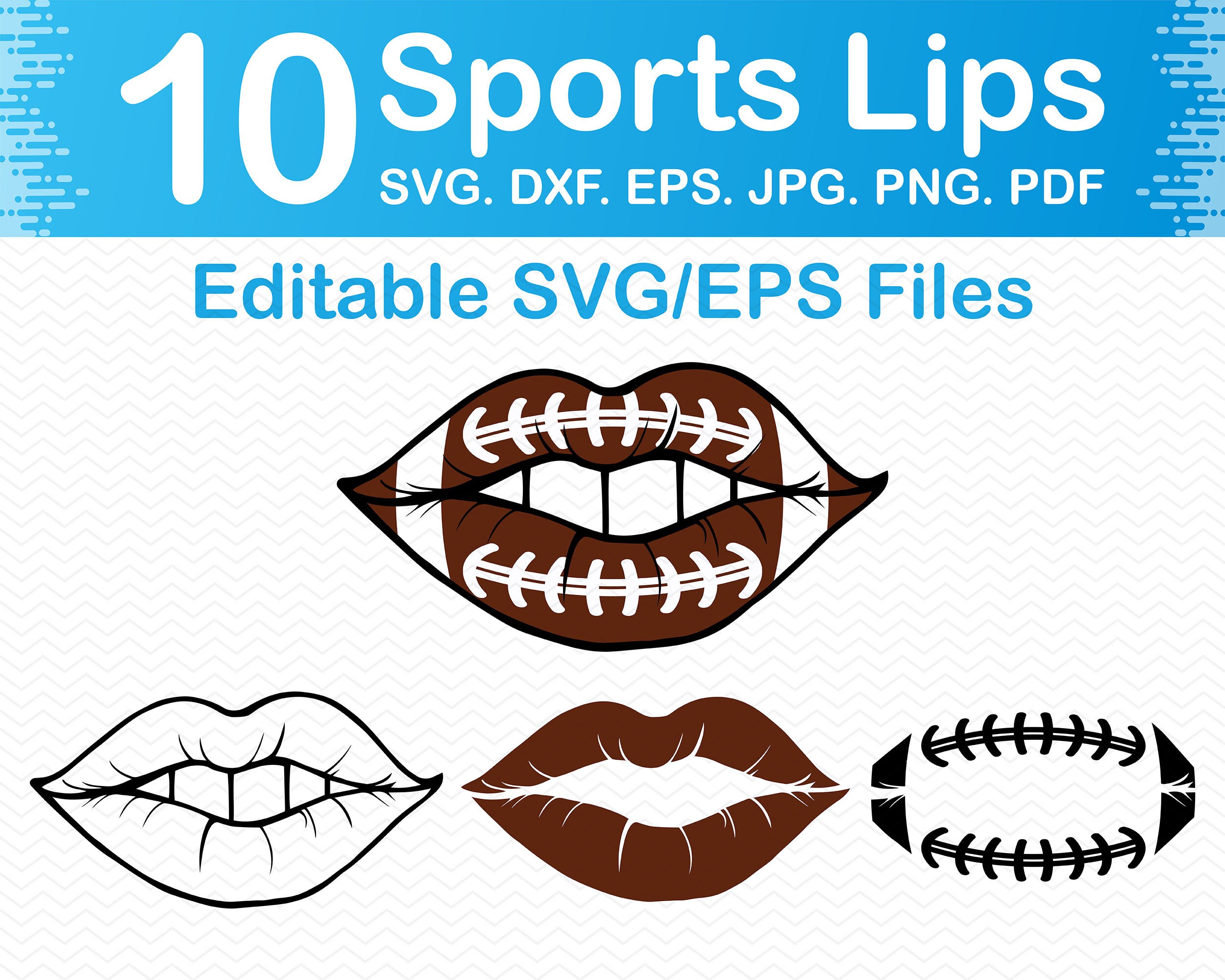 Lips Svg Sport Svg Football Svg Soccer Svg Baseball Svg - Etsy