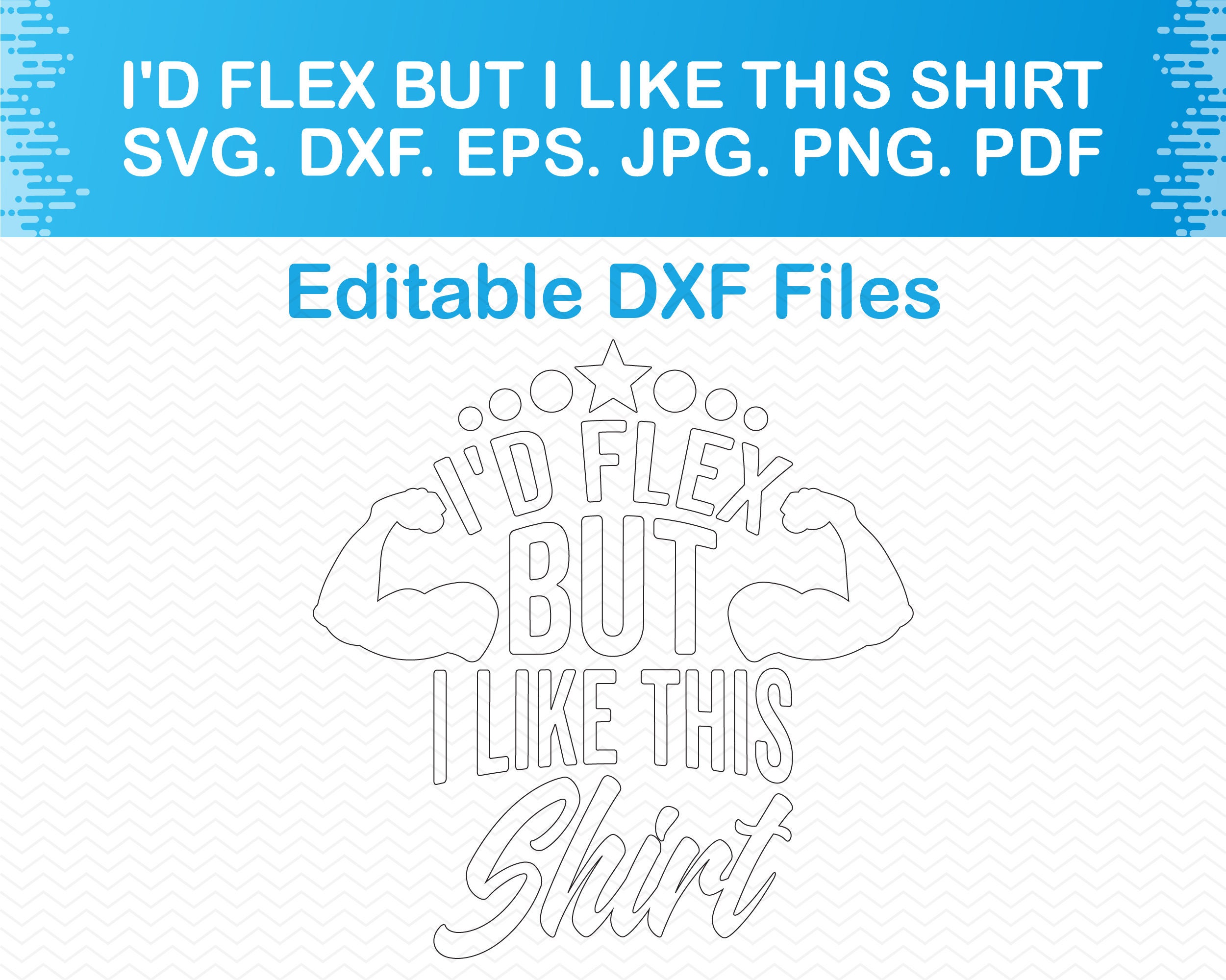 I'd Flex but I Like This Shirt Svg Workout Svg Fitness - Etsy