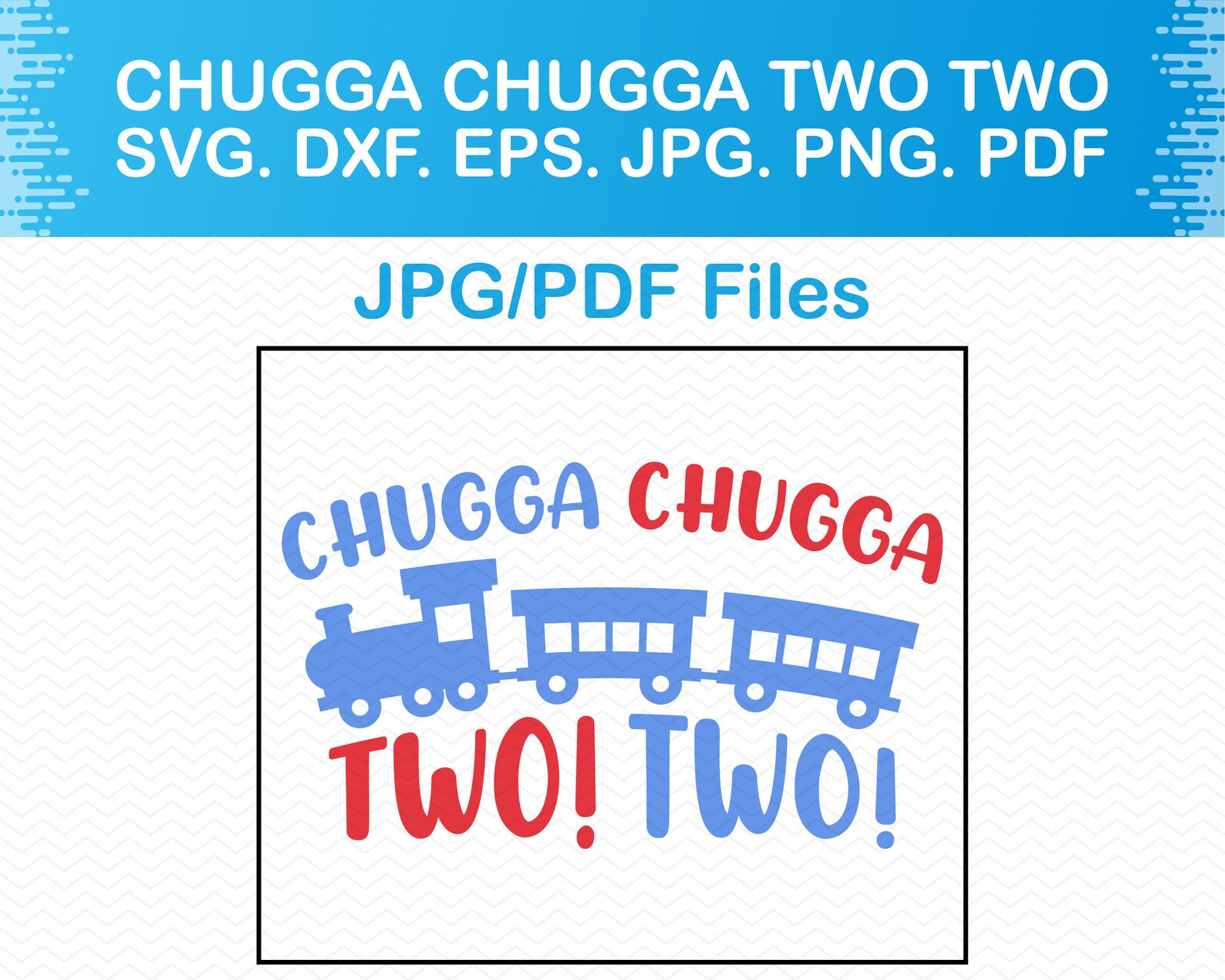 Chugga Chugga Two Two Svg Train Svg Birthday Svg Birthday - Etsy India