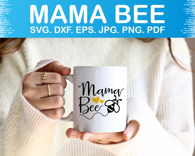Mama Bee Svg Mama Svg Bee Svg Mom Svg Bee Clipart Bee Png - Etsy