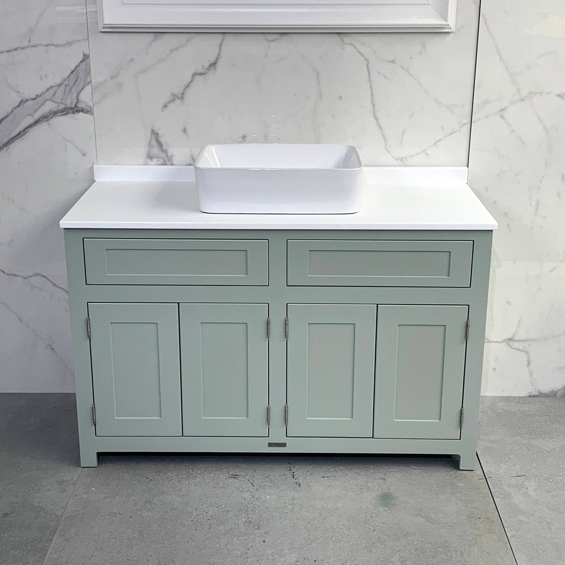 Hope Vanity Unit Double Sit On Basin Any Colour Match | Etsy