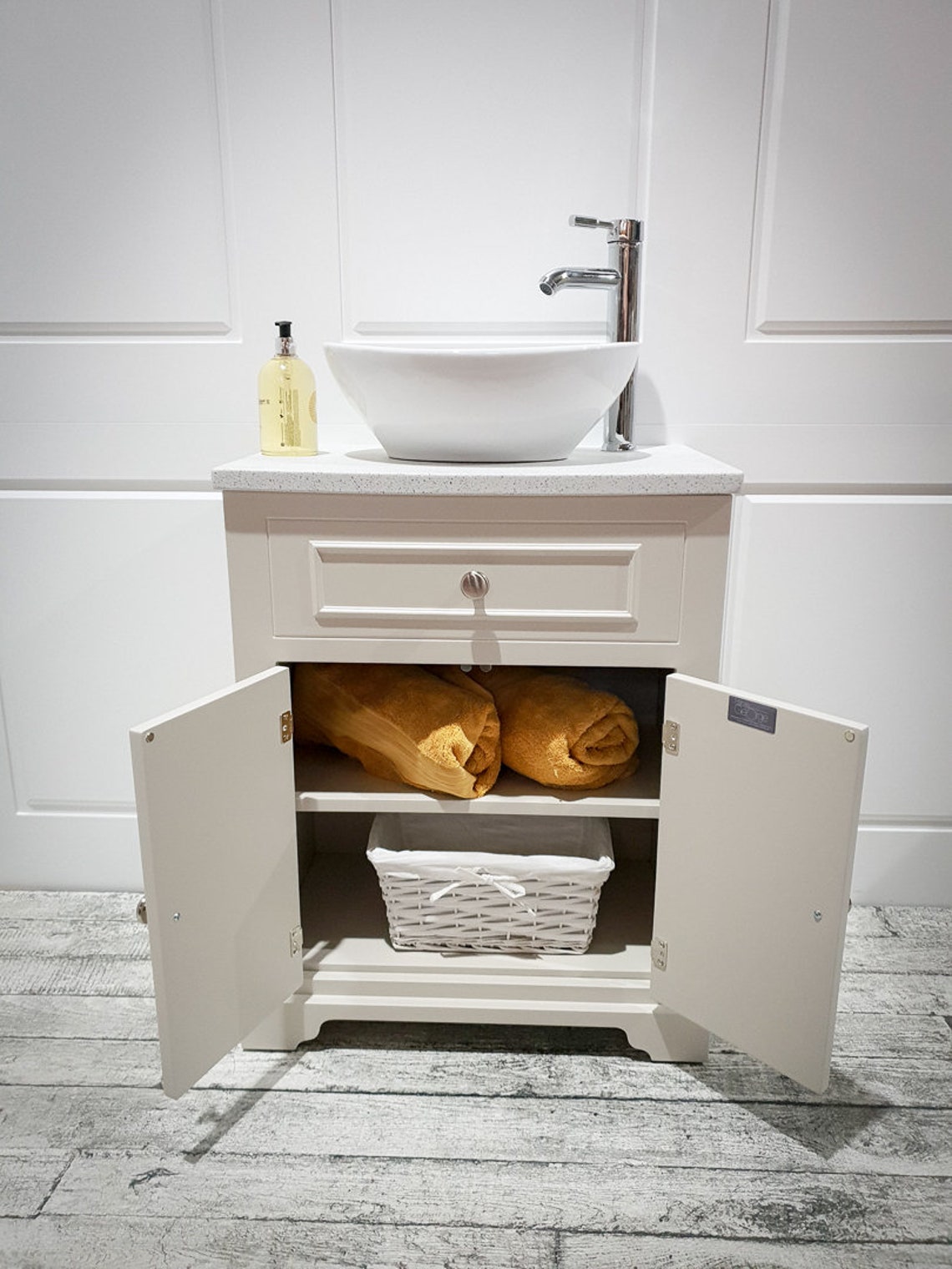 Grace Vanity Unit Bathroom Wash Stand with Solid Surface | Etsy