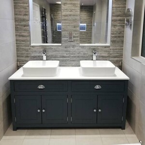 Hope Vanity Unit Double Sit on Basin Any Colour Match - Etsy