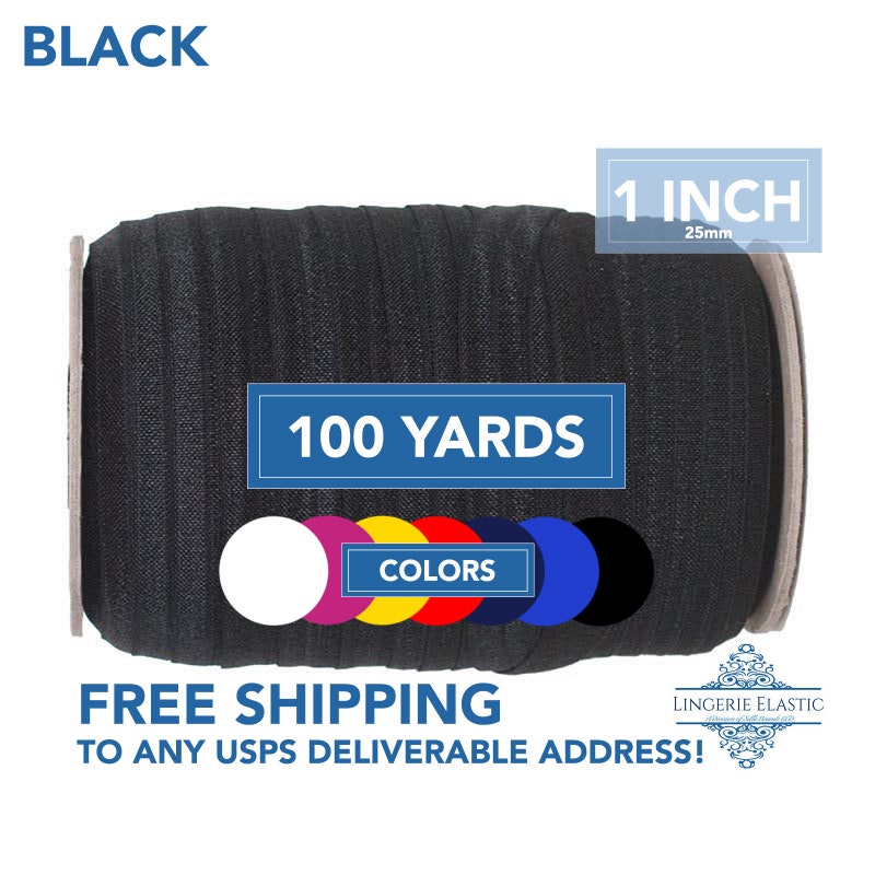 Lace Elastic 1 Inch White - Etsy