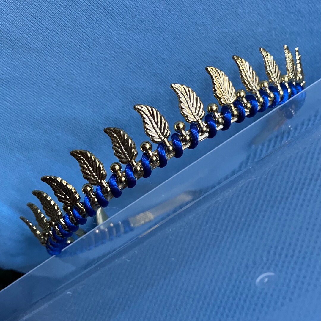 Regency Revival Gold Tone Laurel Leaf Lightweight Tiara/headband With ...