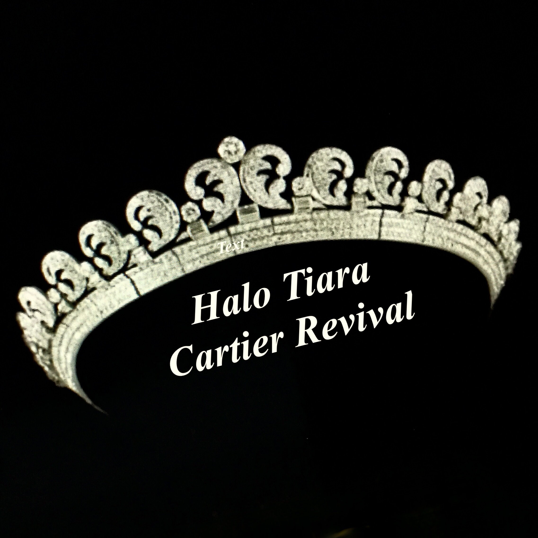 Regency Revival Tiara, Originally the 'halo' Was by Cartier. This is an ...