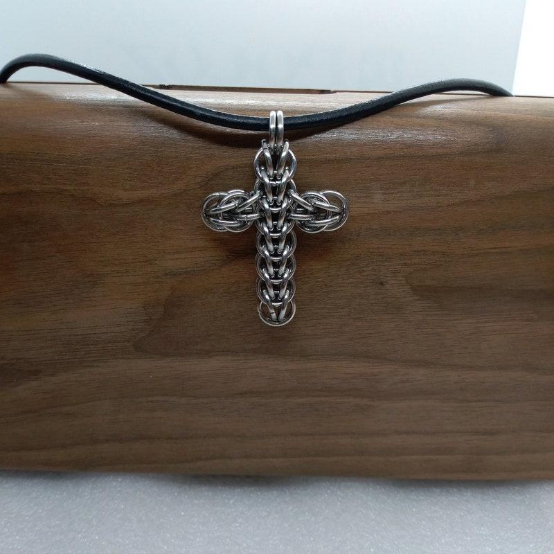 Chainmail Cross - Etsy