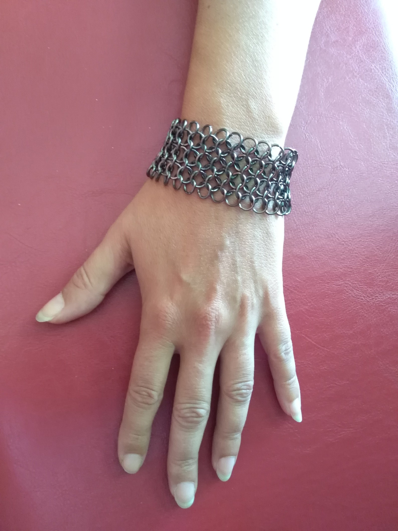 Chainmaille Bracelets Armor Bracelets European 4 in 1 - Etsy