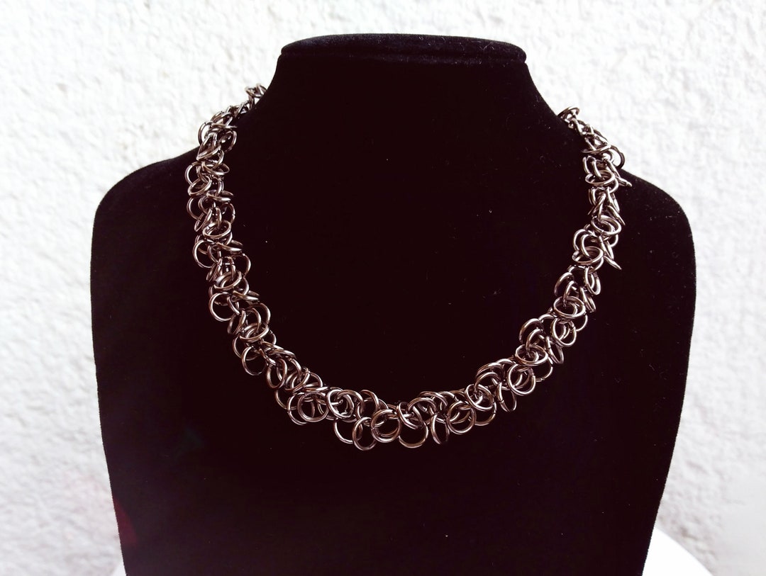 Shaggy Loops Chainmaille Choker Necklace - Etsy