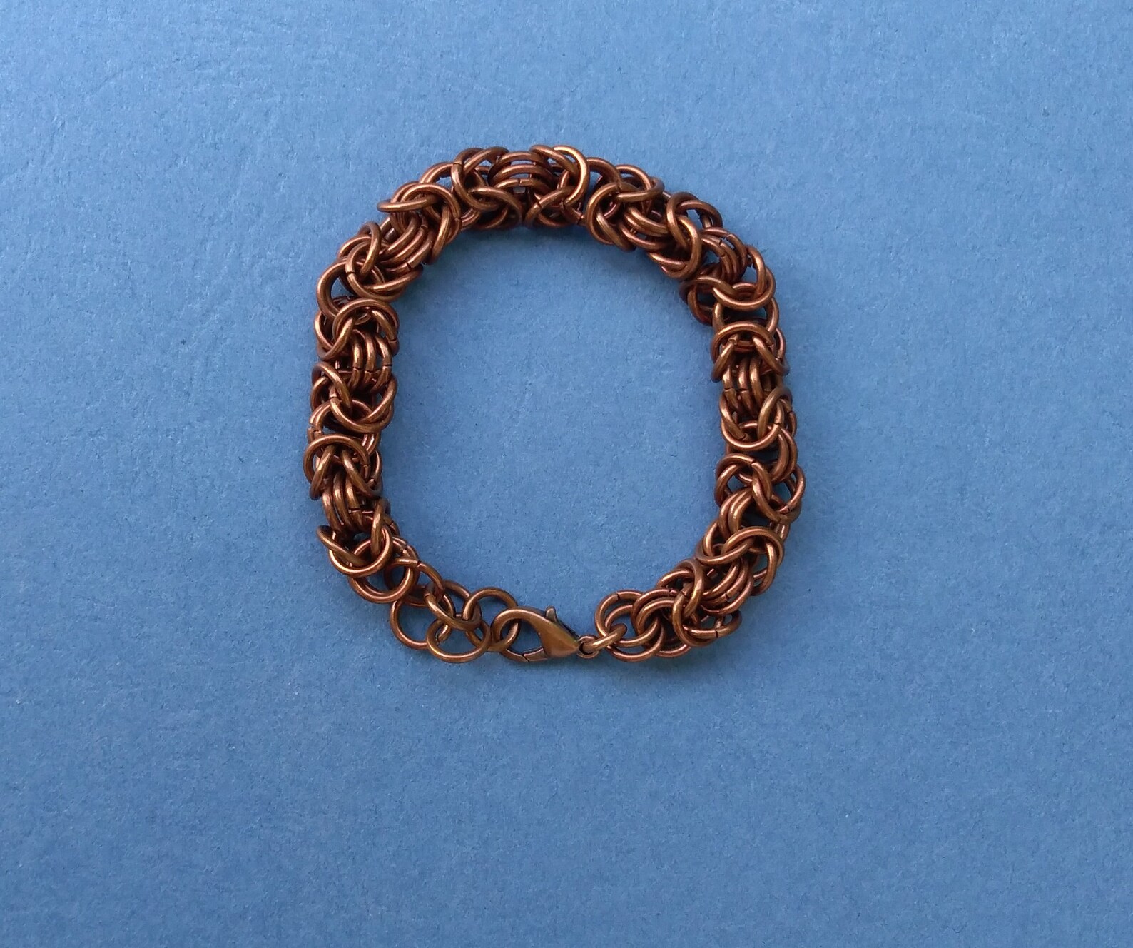 Byzantine Chainmaille Bracelets, Chainmail Bracelets, Copper Bracelet ...