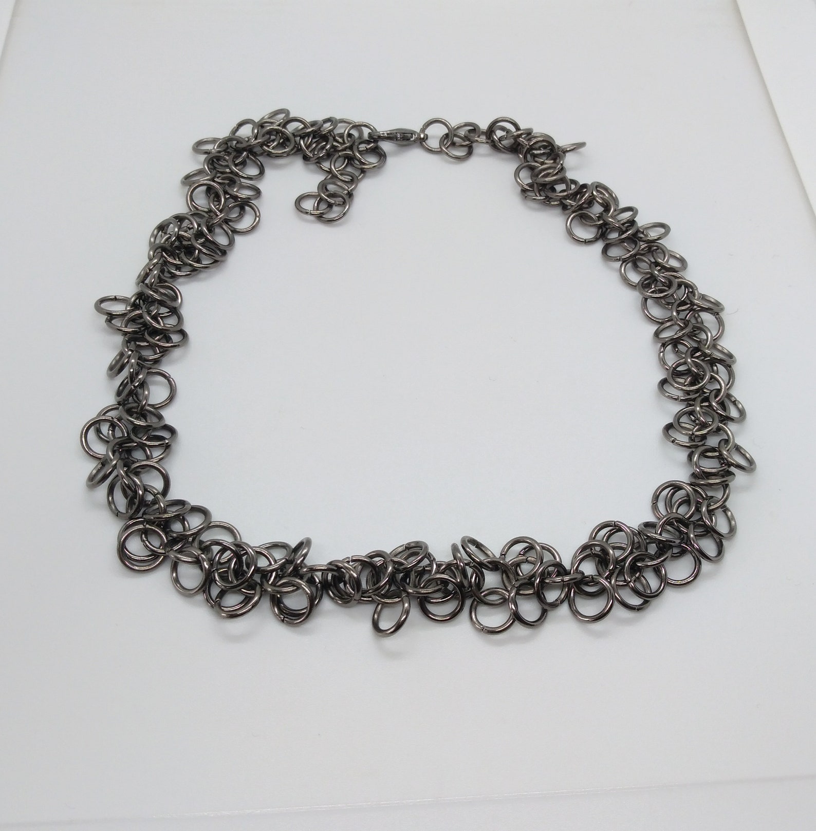 Shaggy Loops Chainmaille Choker Necklace - Etsy