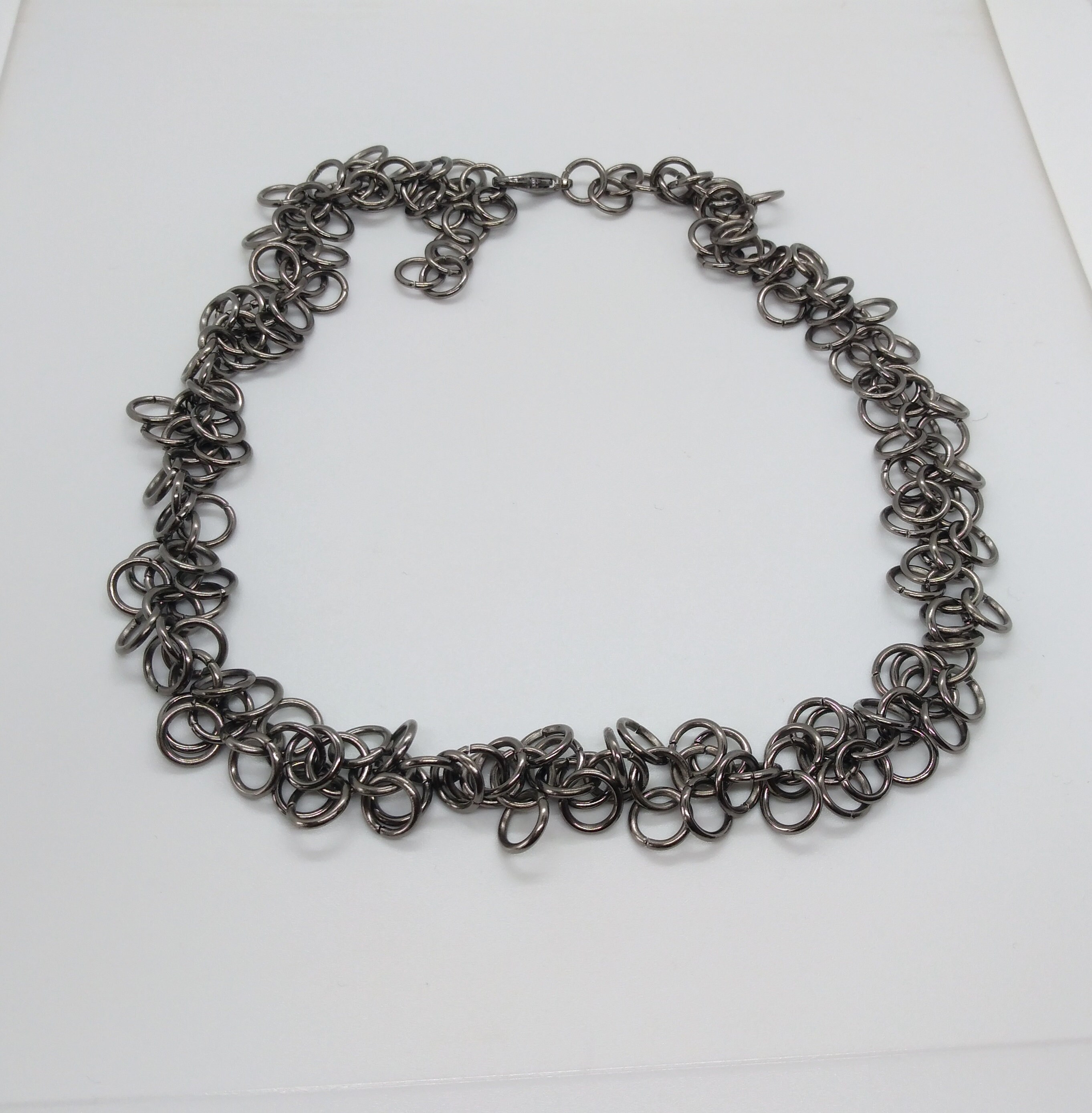 Shaggy Loops Chainmaille Choker Necklace - Etsy