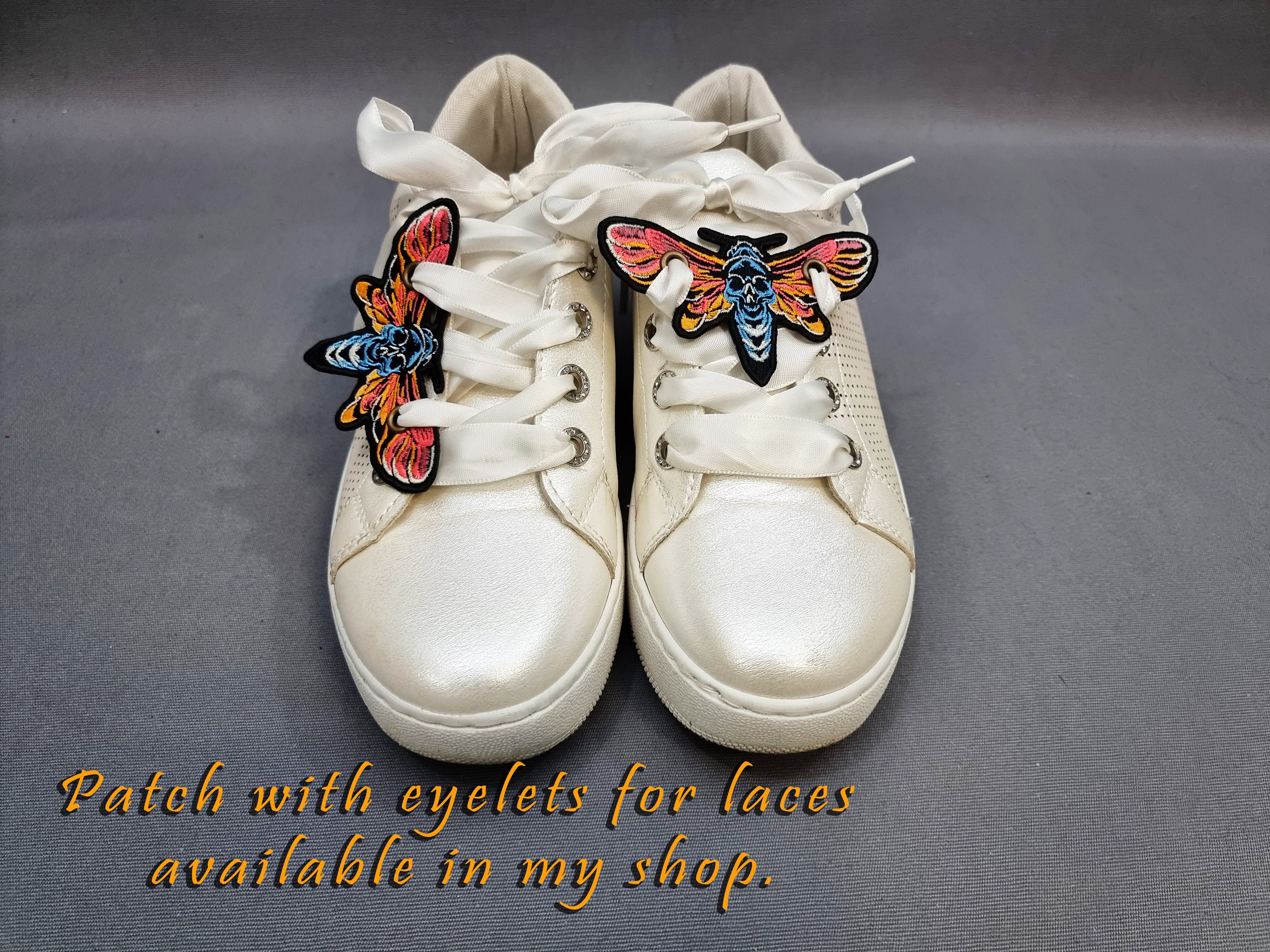 Moth Skull Patch for Jacket Large Embroidered Insect Back | Etsy