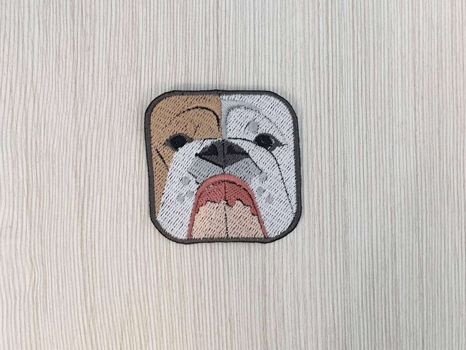 Embroidered English Bulldog Patch Dog Lover Patch English - Etsy