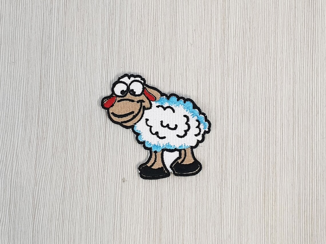 Small Sheep Kids Patch Kindergarten Embroidered Applique | Etsy