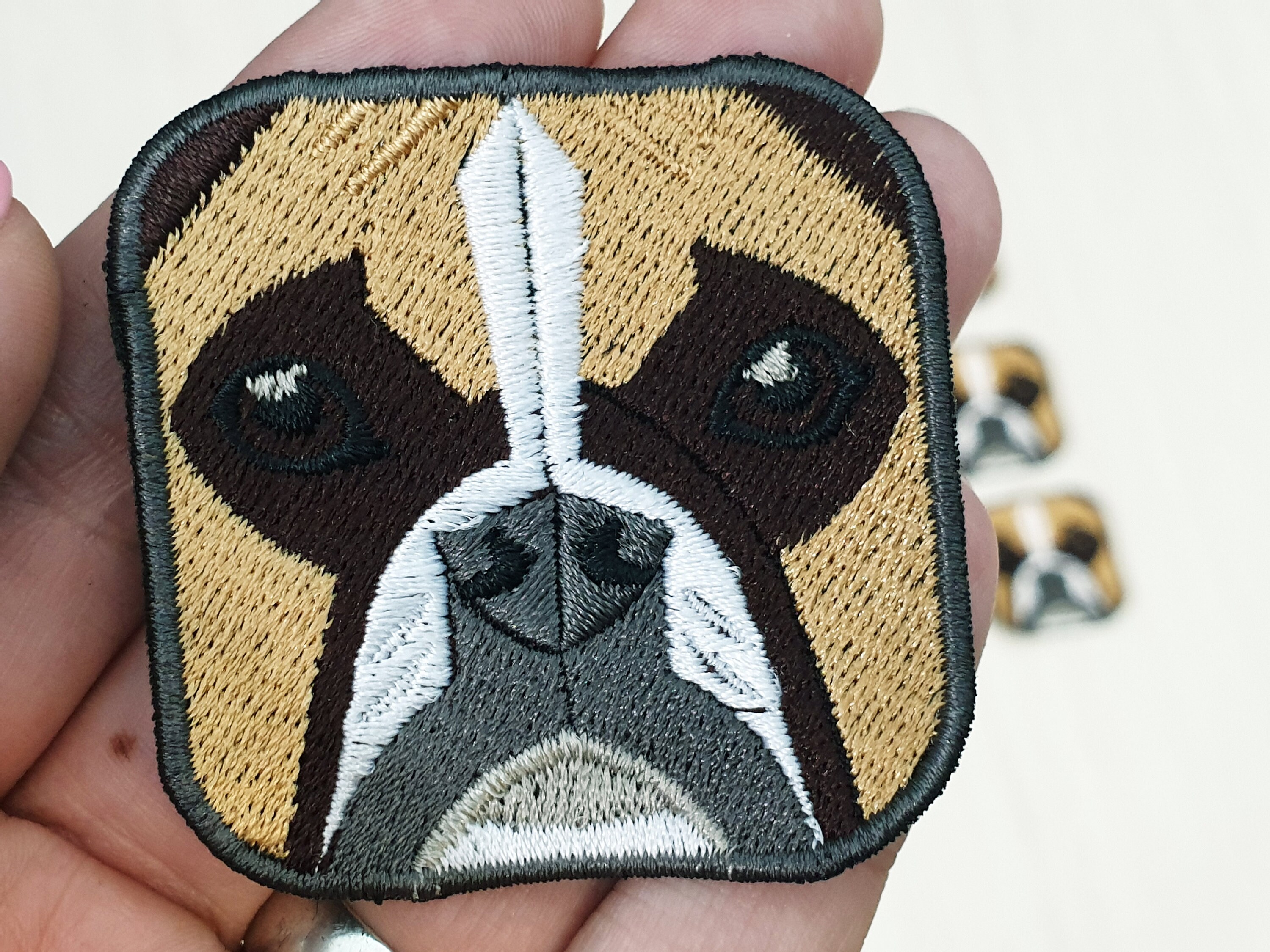 Embroidered Boxer Patch Dog Lover Patch Boxer Applique Dog - Etsy